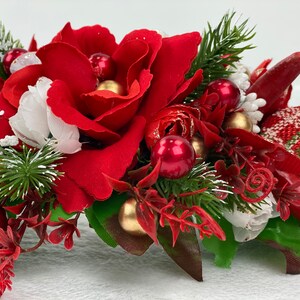 Fawn Horn Headband, Deer Antler Headband, Poinsettia Headband ...