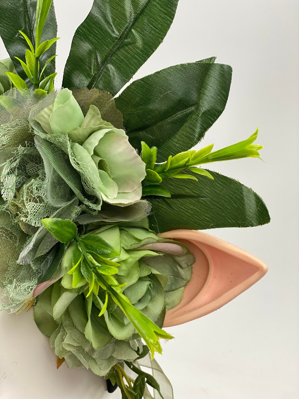 Elf flower crown Nymph headpiece Fairy headband Flower | Etsy