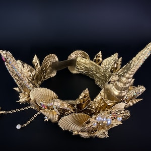 Gold Queen Atlan's, Sea Goddess, Mermaid Queen Outfit Costume, Lady ...