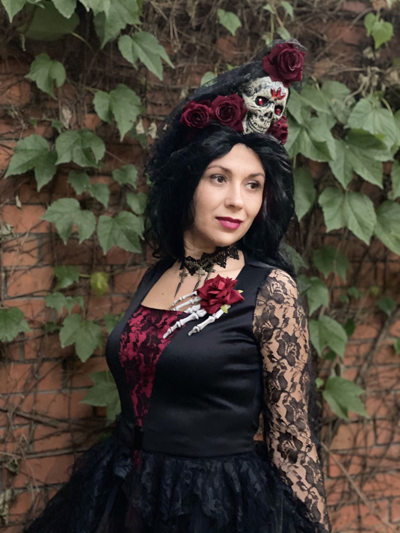 Gothic Queen Halloween Costume Medieval Fantasy Dress Evil Etsy