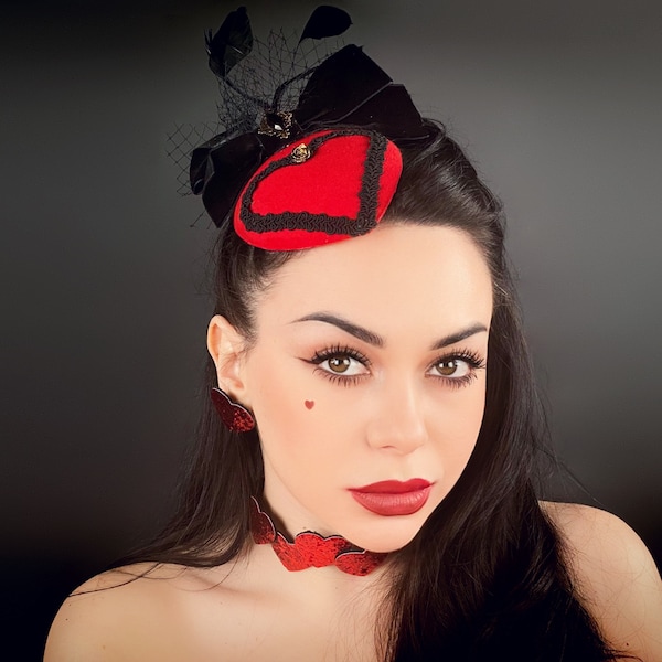 Heart Hat Fascinator - Etsy