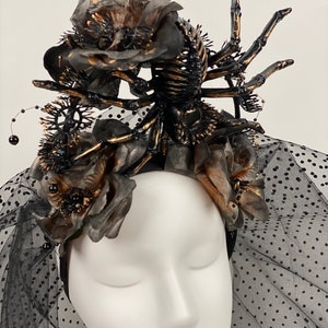Black Widow Headband, Halloween Spider Headdress, Headdress for the ...