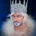 Ice King Crown Snow King Headdress Winter Headdress Silver - Etsy