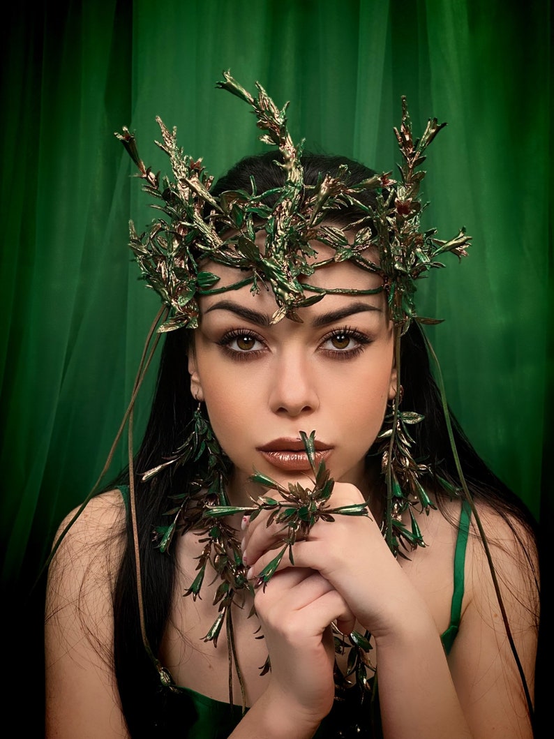Nymph Tiara Wood Elf Crown Crown of Branches Forest Queen - Etsy
