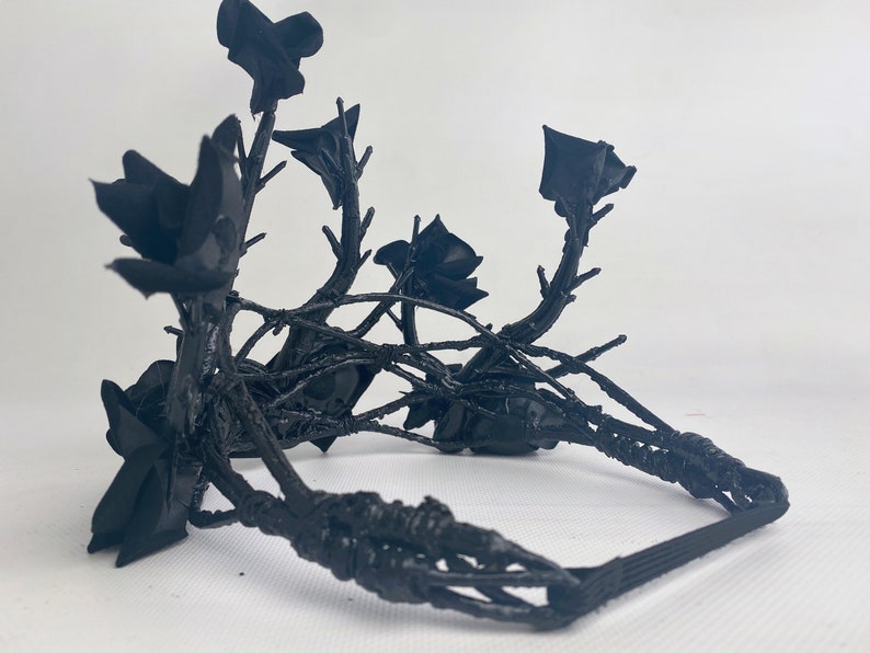 Dark Forest Crown Evil Queen Crown Dark Fairy Headpiece - Etsy