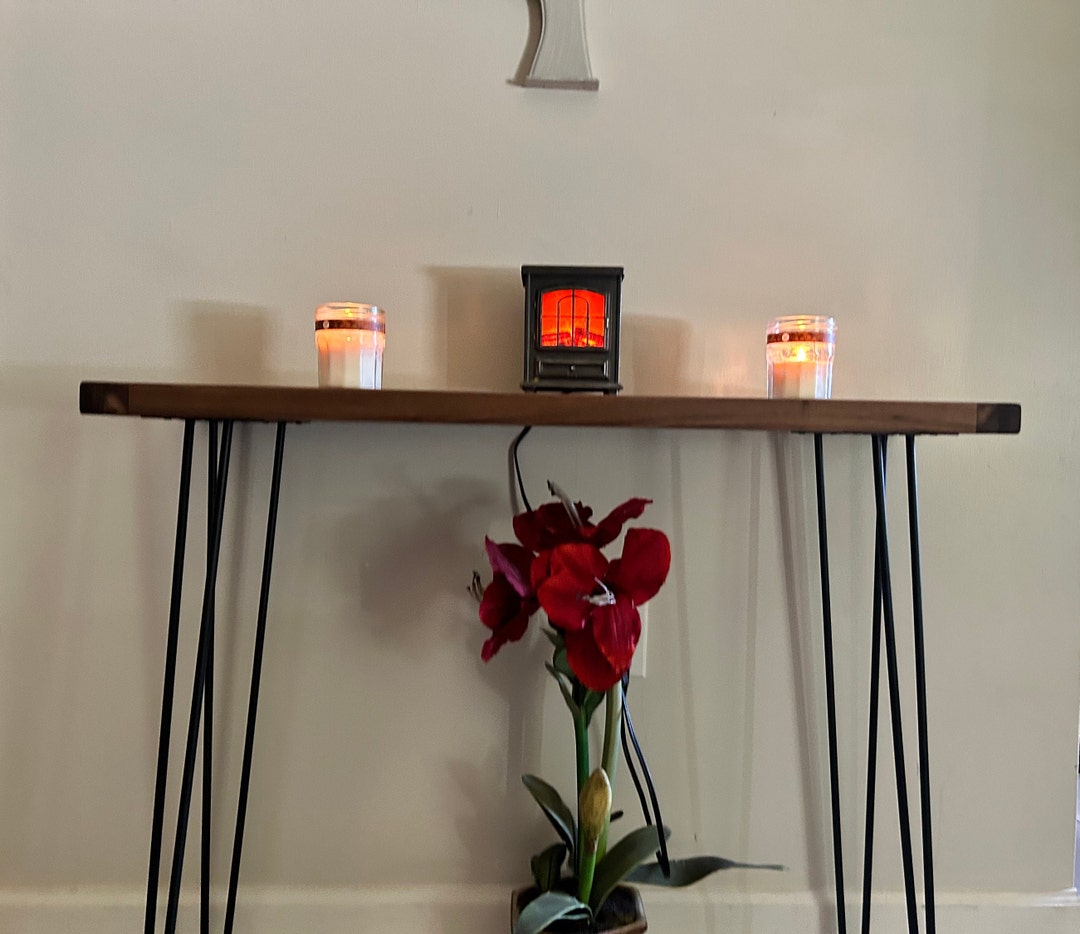 The Anderson Hairpin Entryway Console Table - Etsy