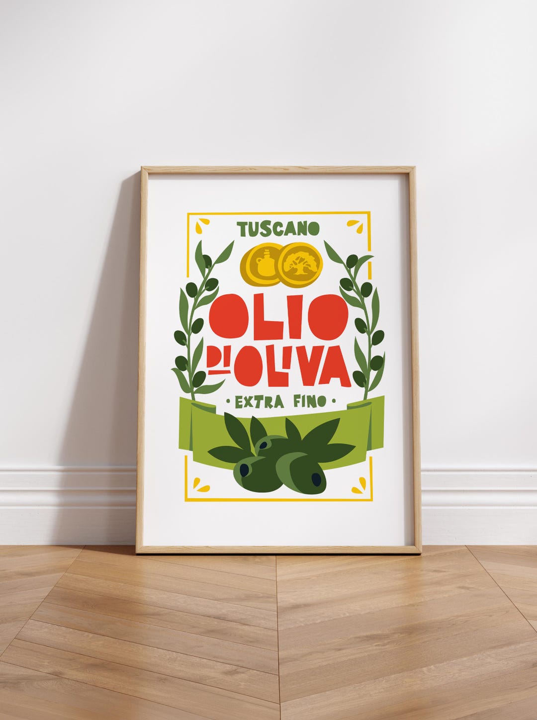 Kitchen Poster Print Italian Olive Oil Poster Foodie Gift Wall Decor ...