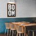 BOOM Poster, Bold Black and White Wall Decor, Art Print, Wall Art Gift ...
