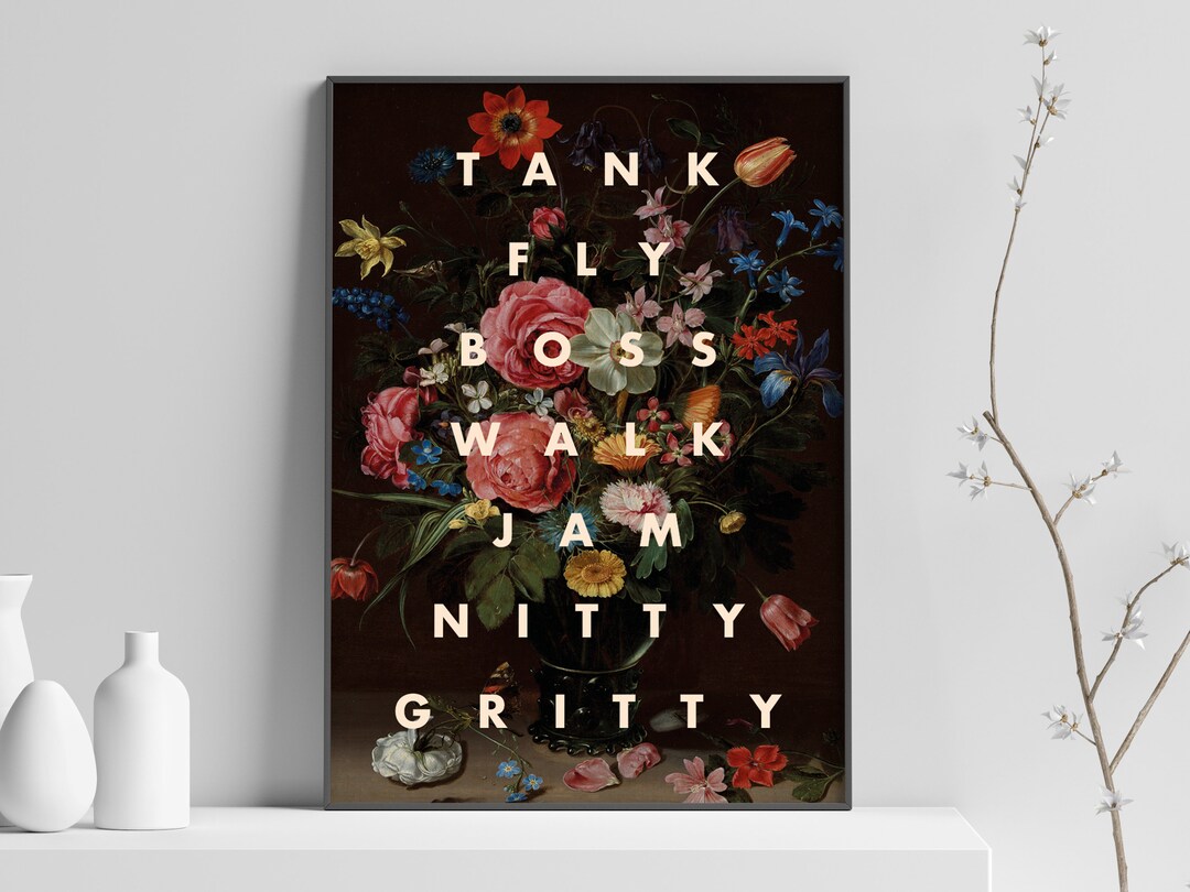 Tank Boss Fly Walk Jam Nitty Gritty Print | Beats International, Dub Be ...