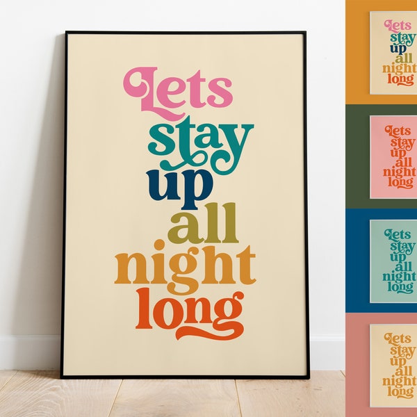 Typography Wall Art - Etsy