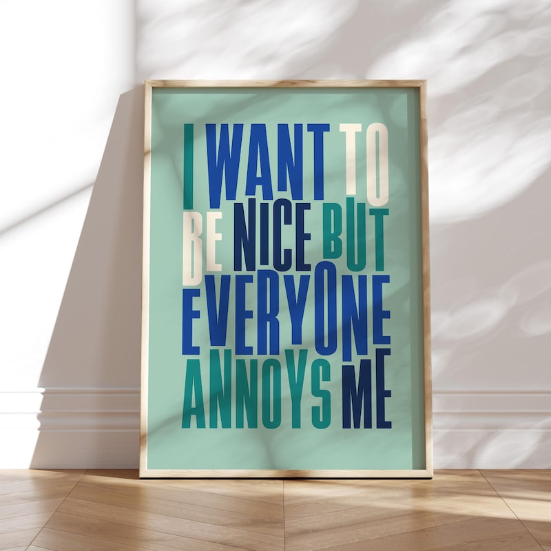 Funny Quote Prints - Etsy