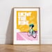 Cycling Art Print: Mid-century Modern Bicycle Poster - Etsy