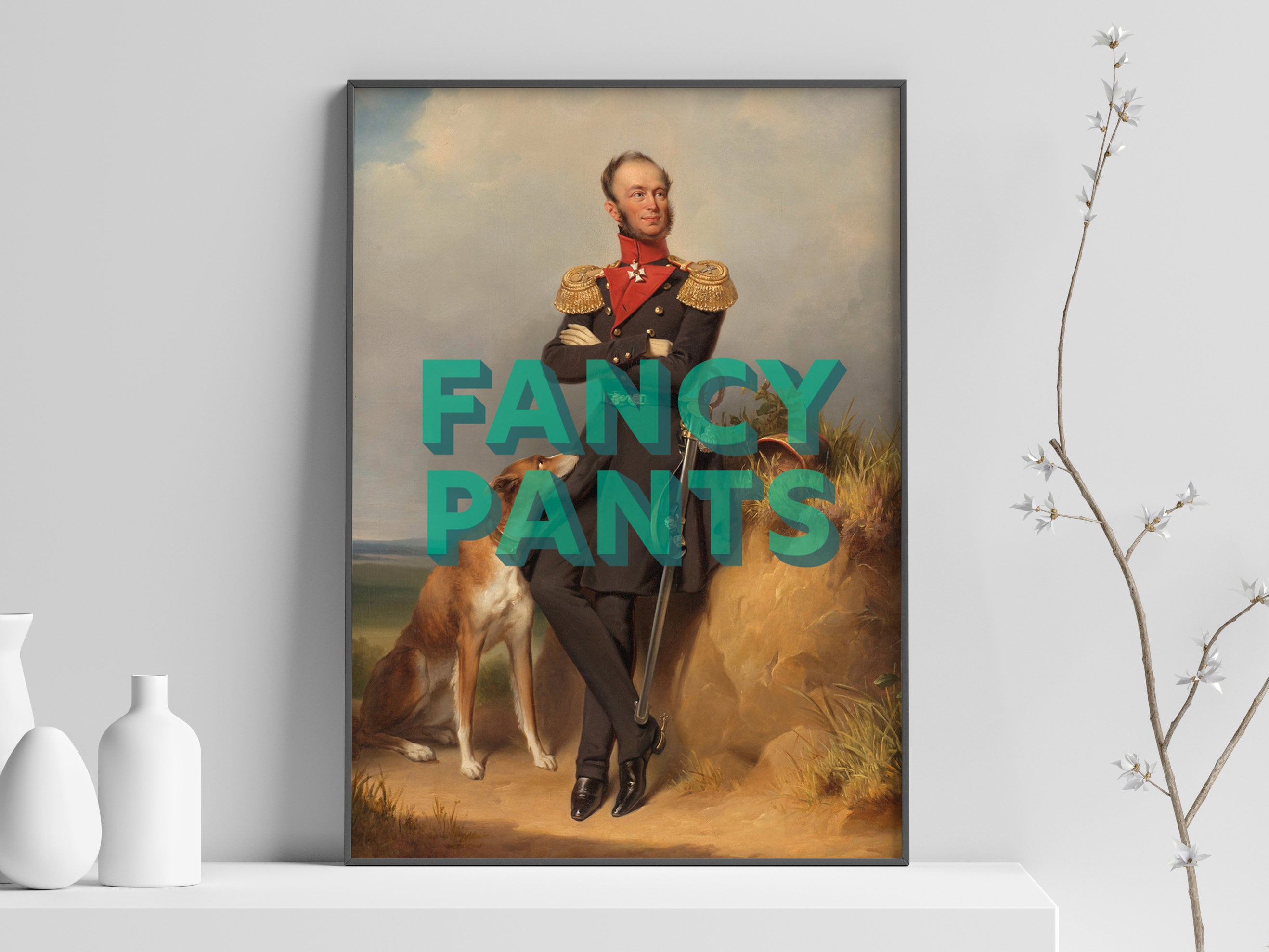Fancy Pants Quote Print, Unframed 7x5" A4, A3, A2, Gallery Poster Art ...