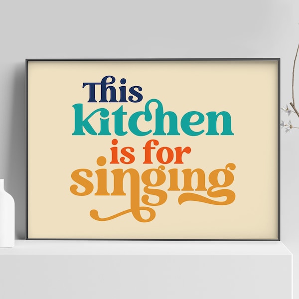 Kitchen Typography - Etsy