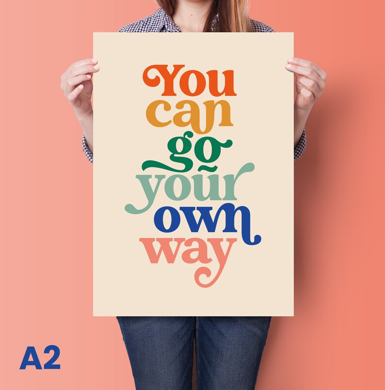 You Can Go Your Own Way Poster Fleetwood Mac Print Wall | Etsy