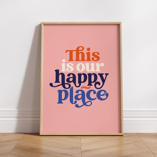 Happy Place Art - Etsy