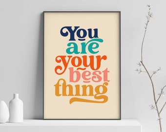 Start Today Black and White Print Typography Wall Art - Etsy