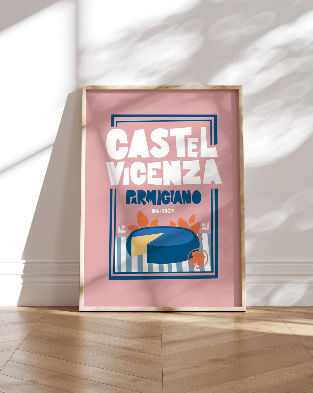 Parmigiano Poster Print | Italian Parmesan Kitchen Print | Foodie Gift ...