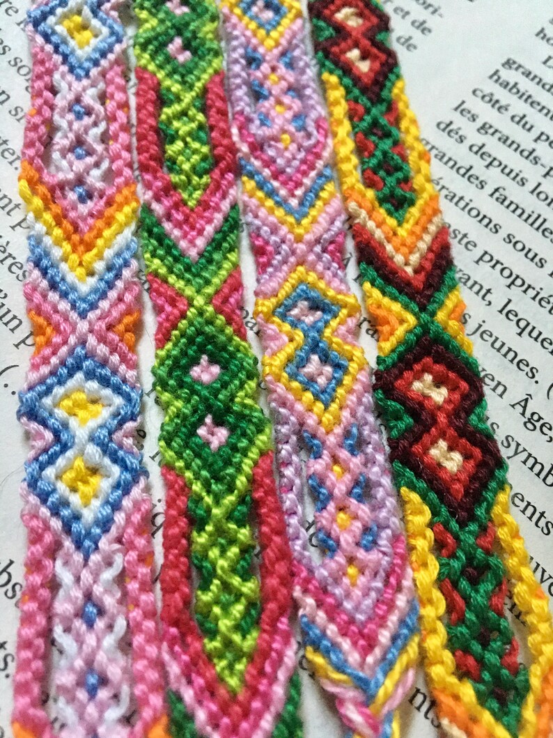 Aztec-inspired Friendship Bracelets - Etsy