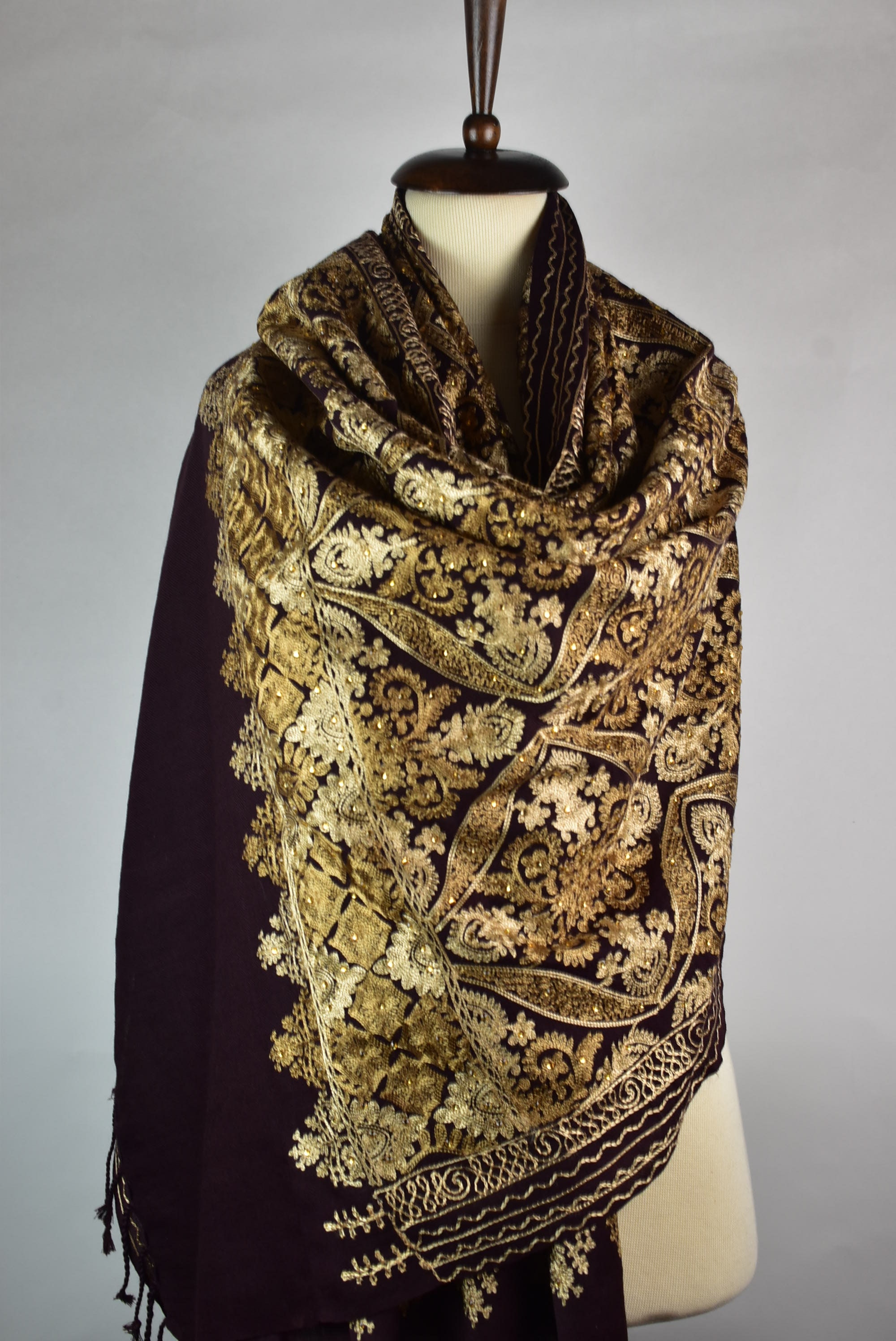 Wool Shawl Women Wool Scarves Wool Scarf Women Embroidered - Etsy