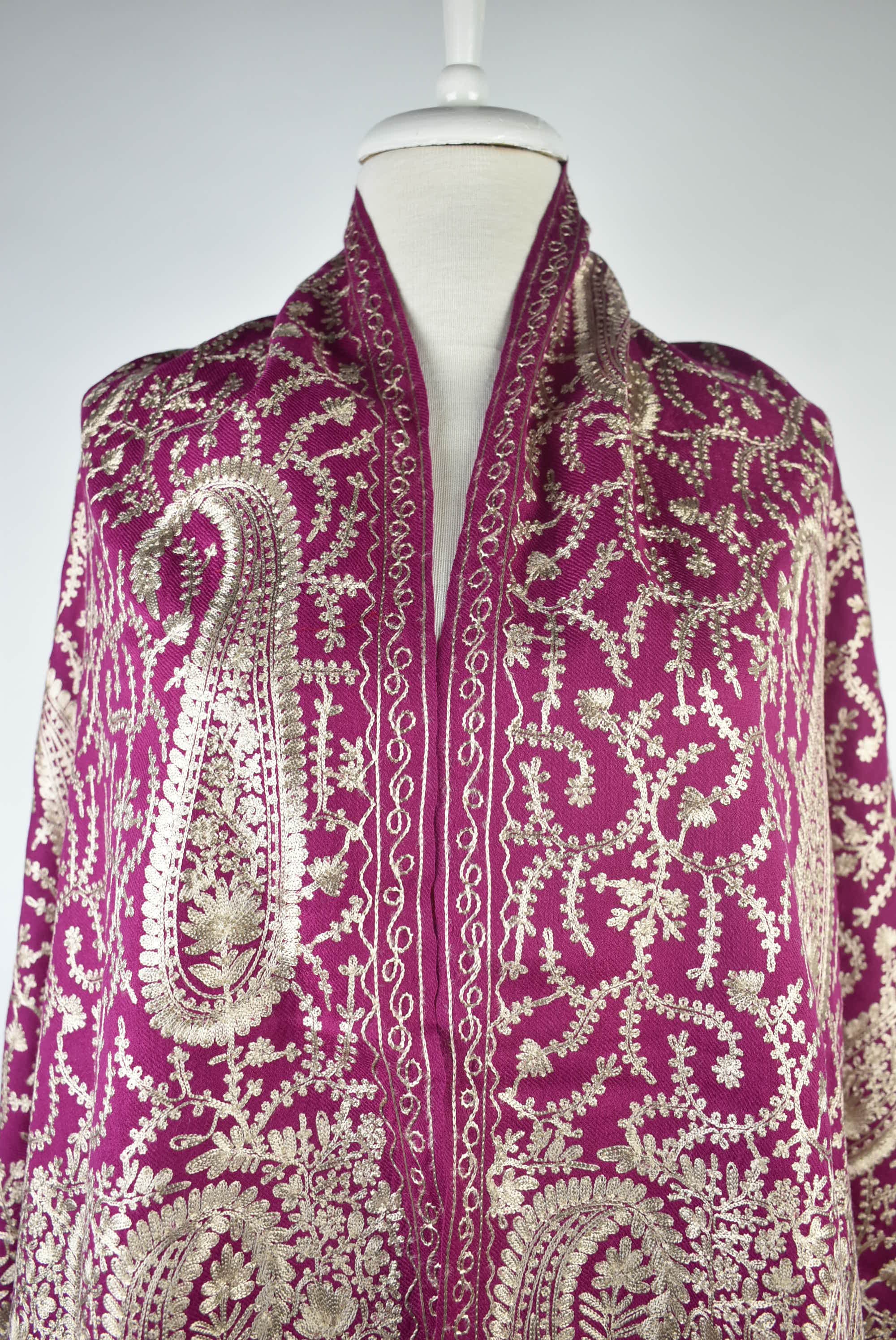 Wool Scarf Women Wool Embroidered Shawl Wrap - Etsy