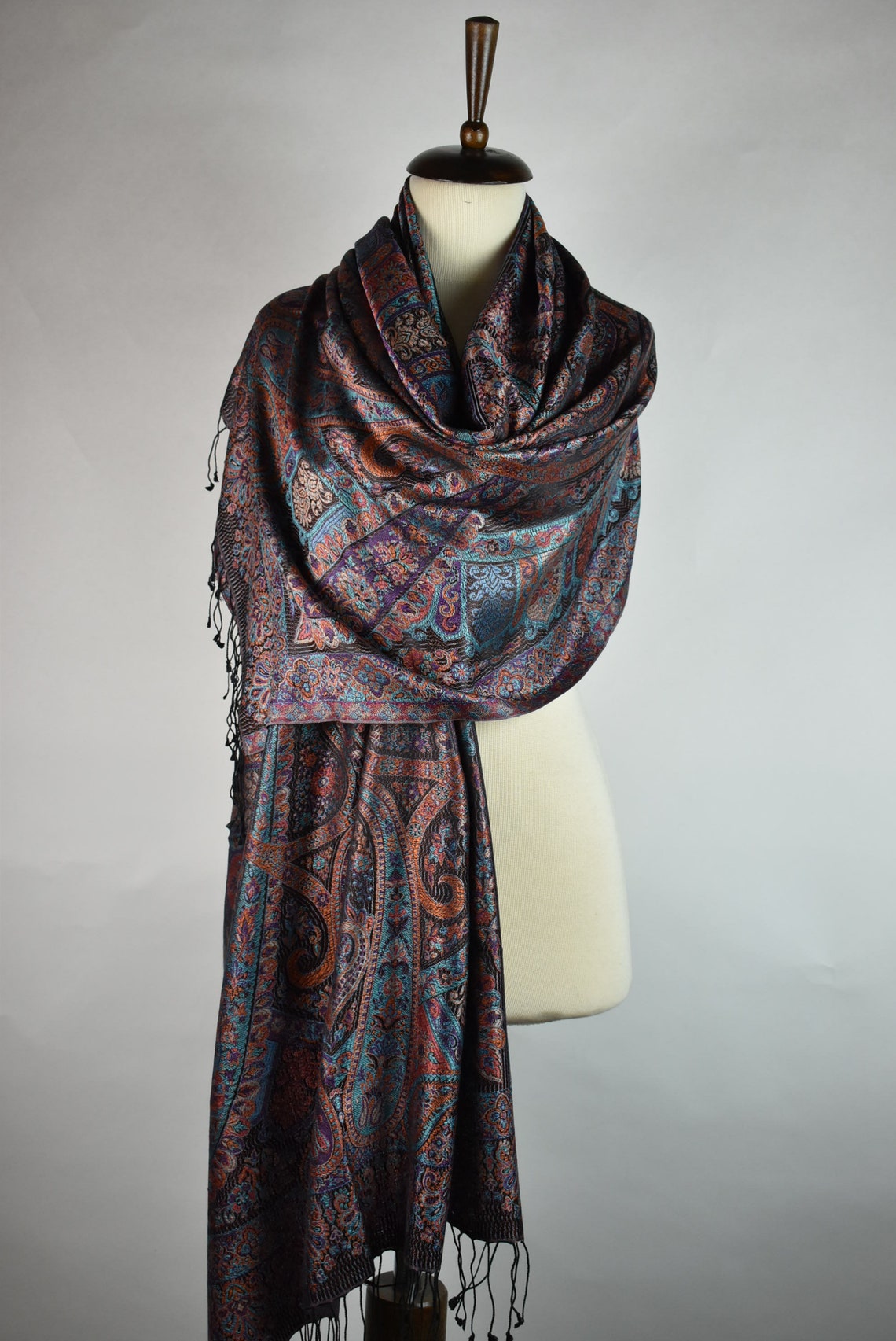 100% Pure Silk Silk Shawl Silk Wrap Evening Shawl Foulard - Etsy