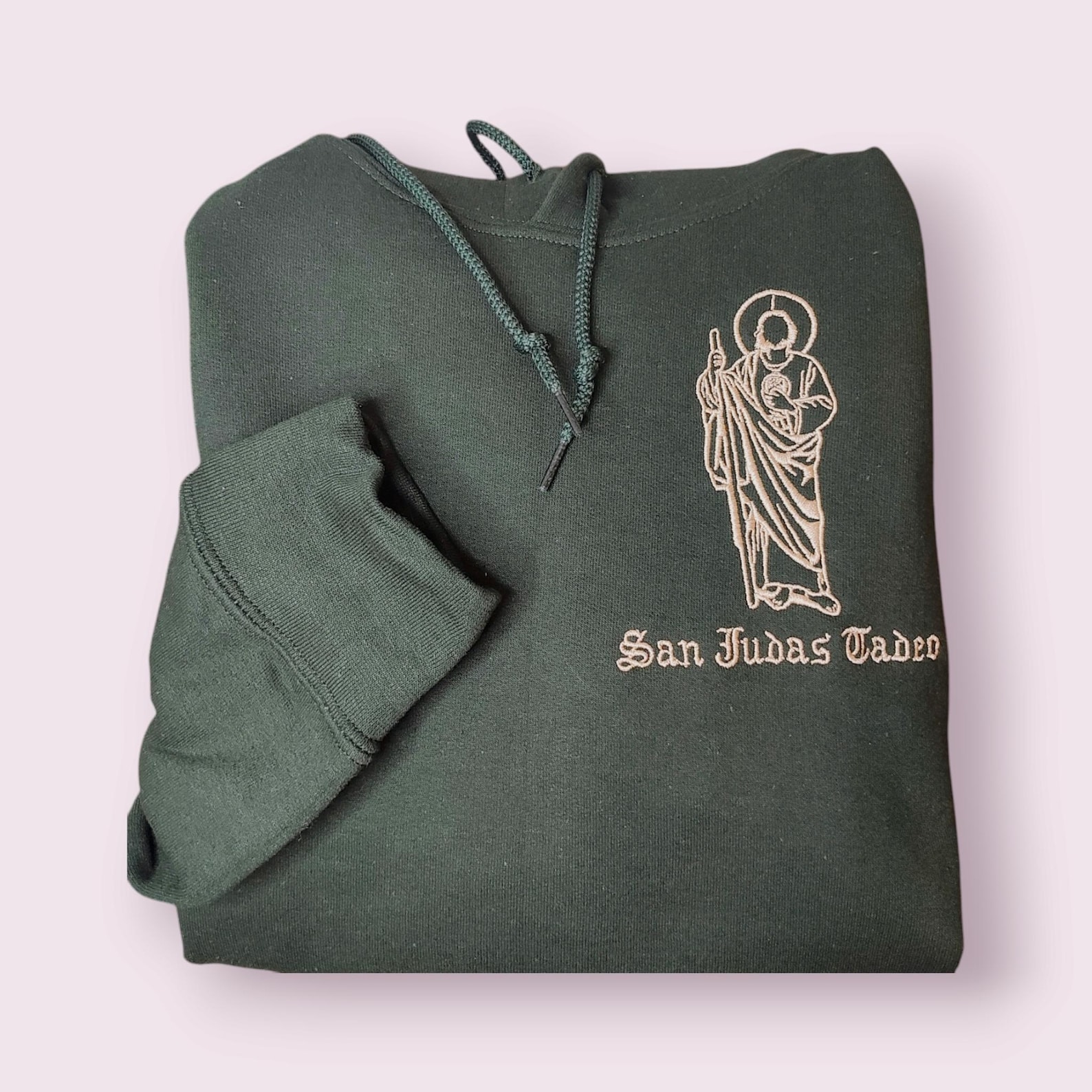 Embroidered San Judas Tadeo Unisex Hoodie. - Etsy
