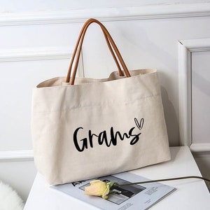 Grams Tote Bag -gift for Grams Tote Bag- Gift for Grandma-tote Bag ...