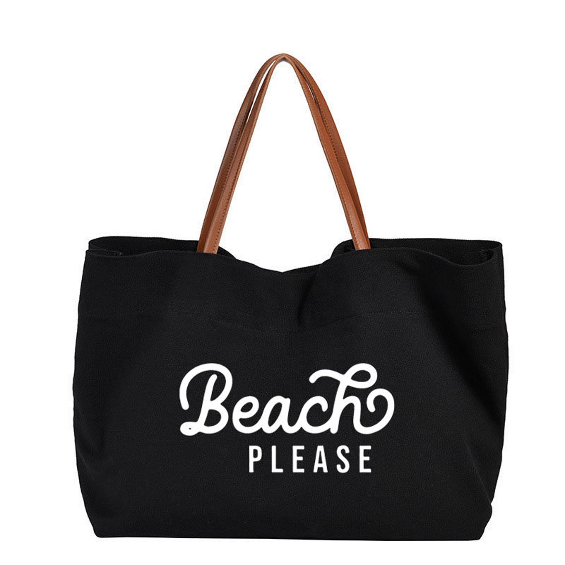 Beach Please Bag -personalized Beach Tote Bag , Custom Beach Bag, Beach ...