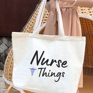 Nurse Things Tote Bag -nurse Graduation Gift- Nurse Gift-nurses Bag ...