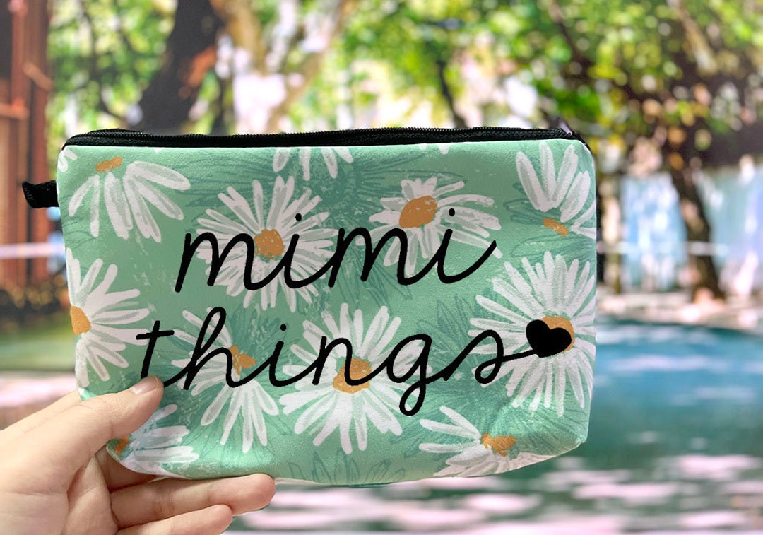 Mimi Things Makeup Bags -personalized Makeup Bag for Grandma Mothers ...