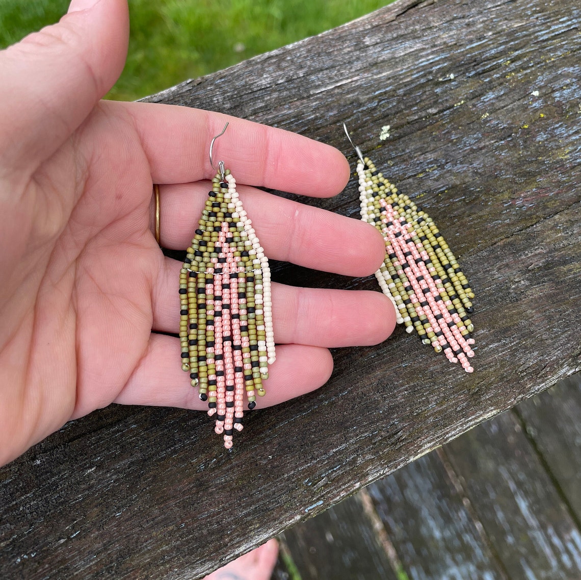 Big Rainbow Trout Dusters Handmade Beaded - Etsy