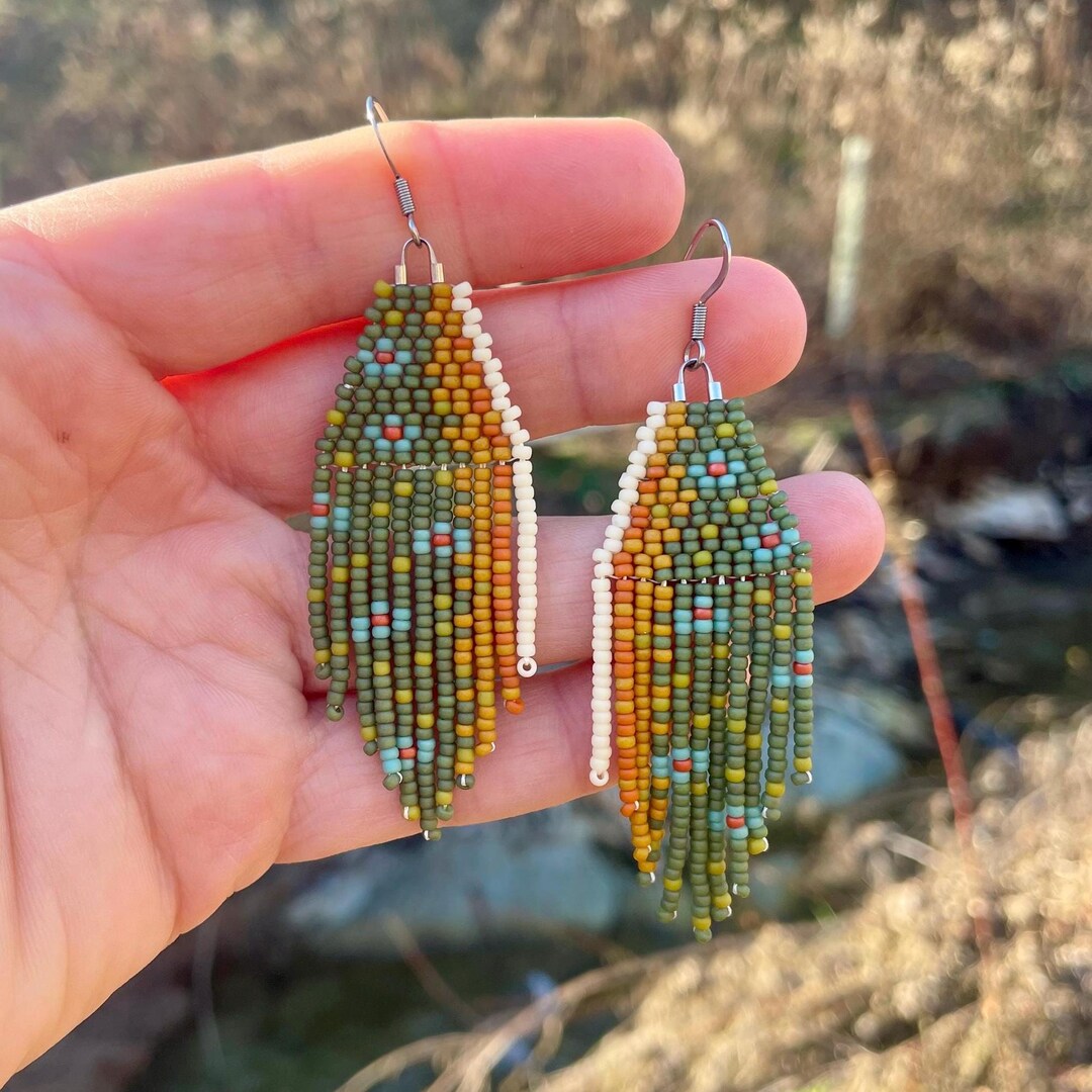 Big Brook Trout Dusters, Handmade, Beaded - Etsy