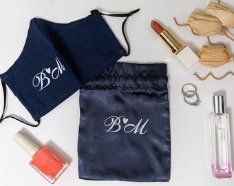 Initial Face Mask - Etsy