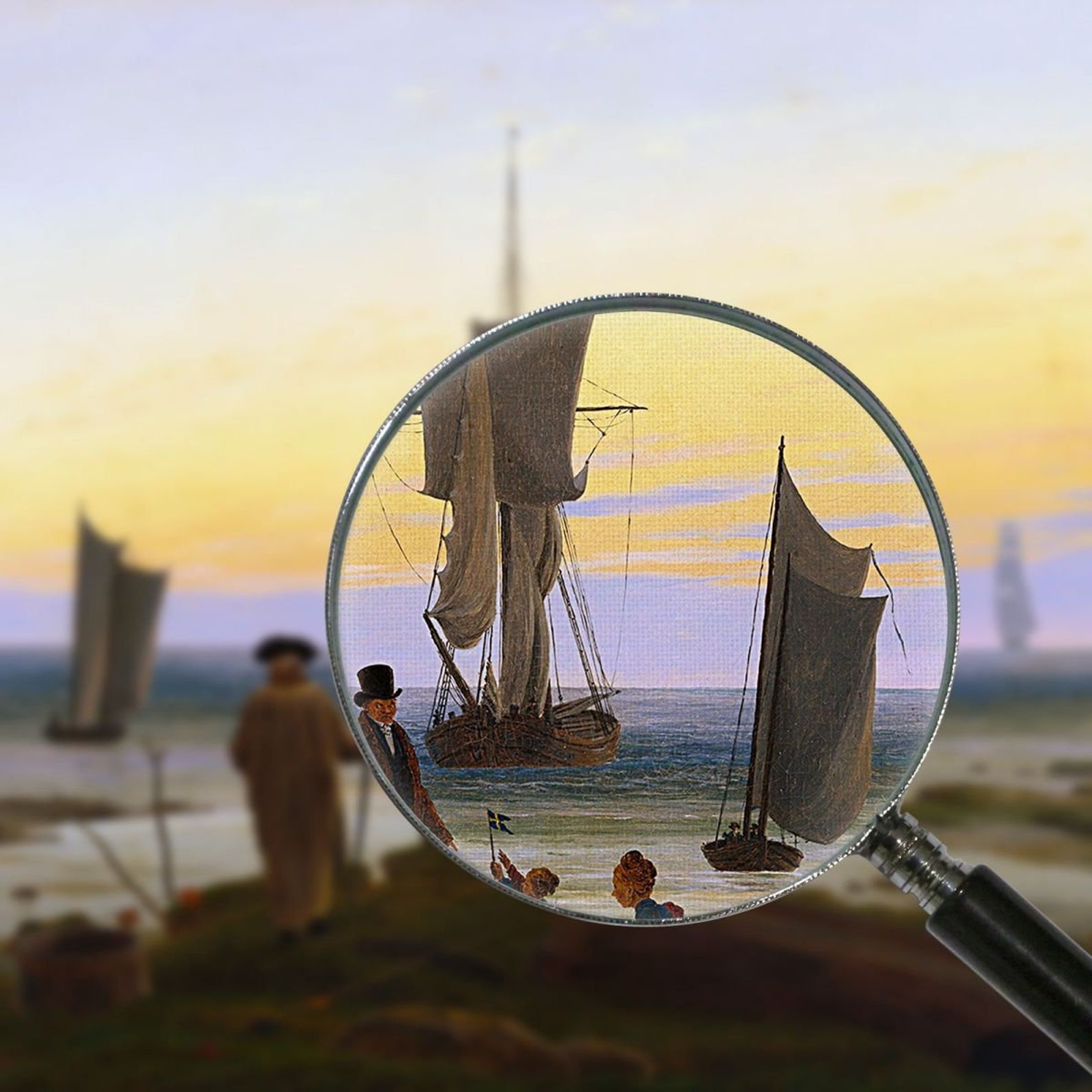 The Three Ages of Man Caspar David Friedrich Picture CD33 - Etsy