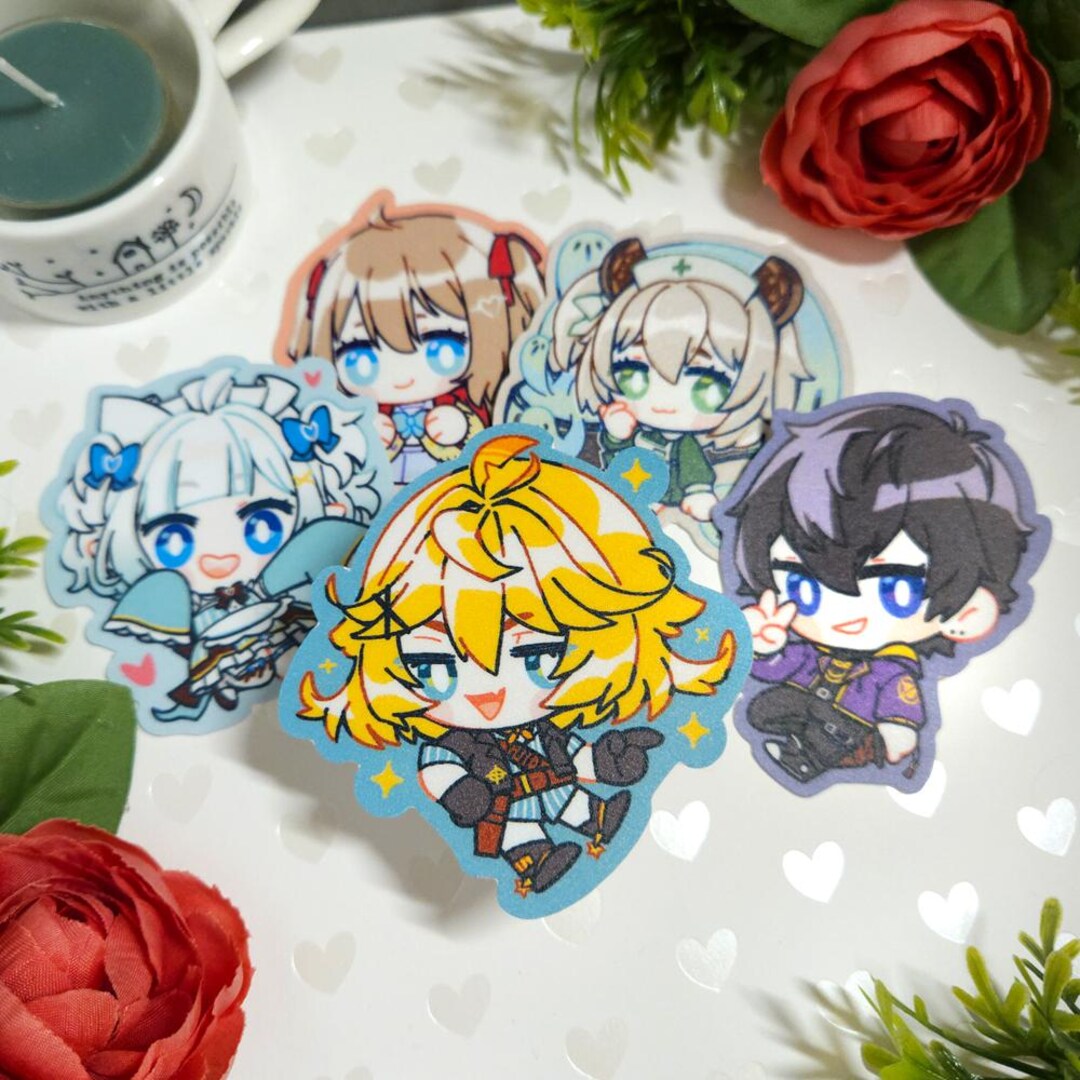 Indie Vtuber Vinyl Stickers - Etsy