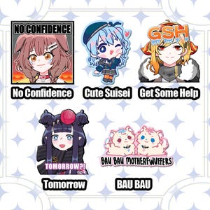 Hololive Silly Stickers - Etsy