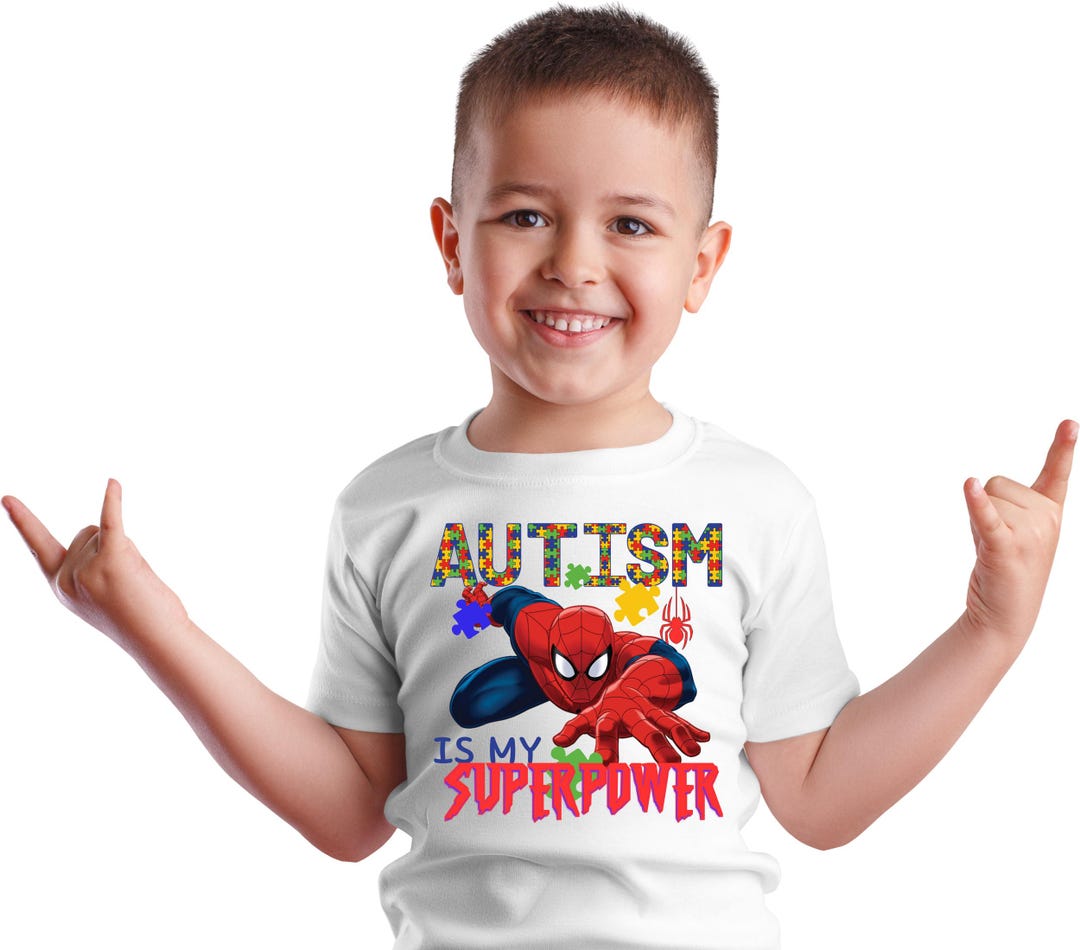 Autism is My Superpower, Spiderman, PNG, Children, Awareness - Etsy