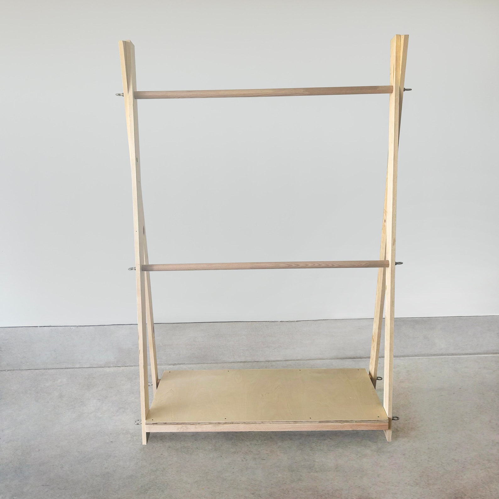 DIY Collapsible A-frame Clothing Rack Build Plans, Market Stall, Step ...