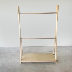 DIY Collapsible A-frame Clothing Rack Build Plans, Market Stall, Step ...