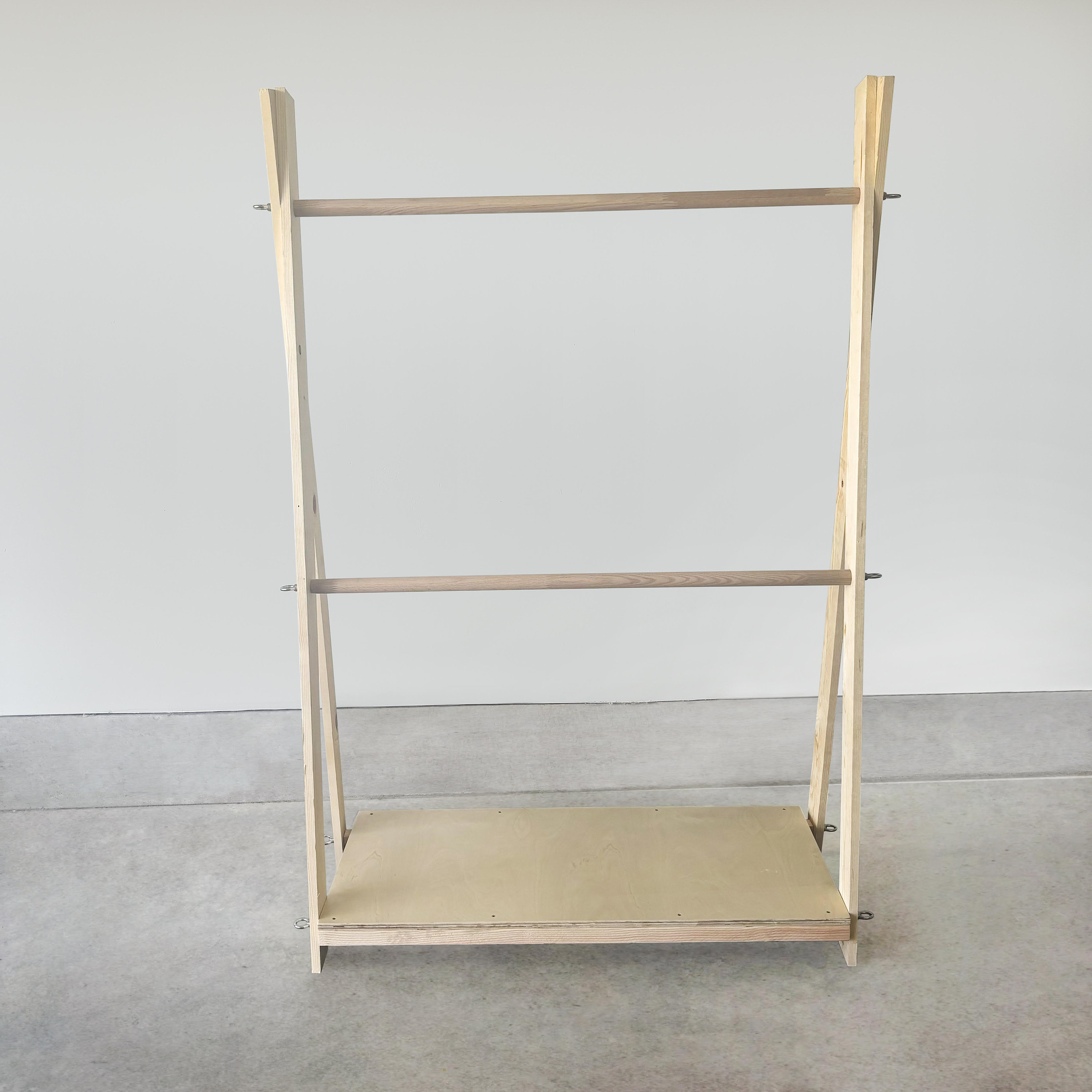 DIY Collapsible A-frame Clothing Rack Build Plans, Market Stall, Step ...