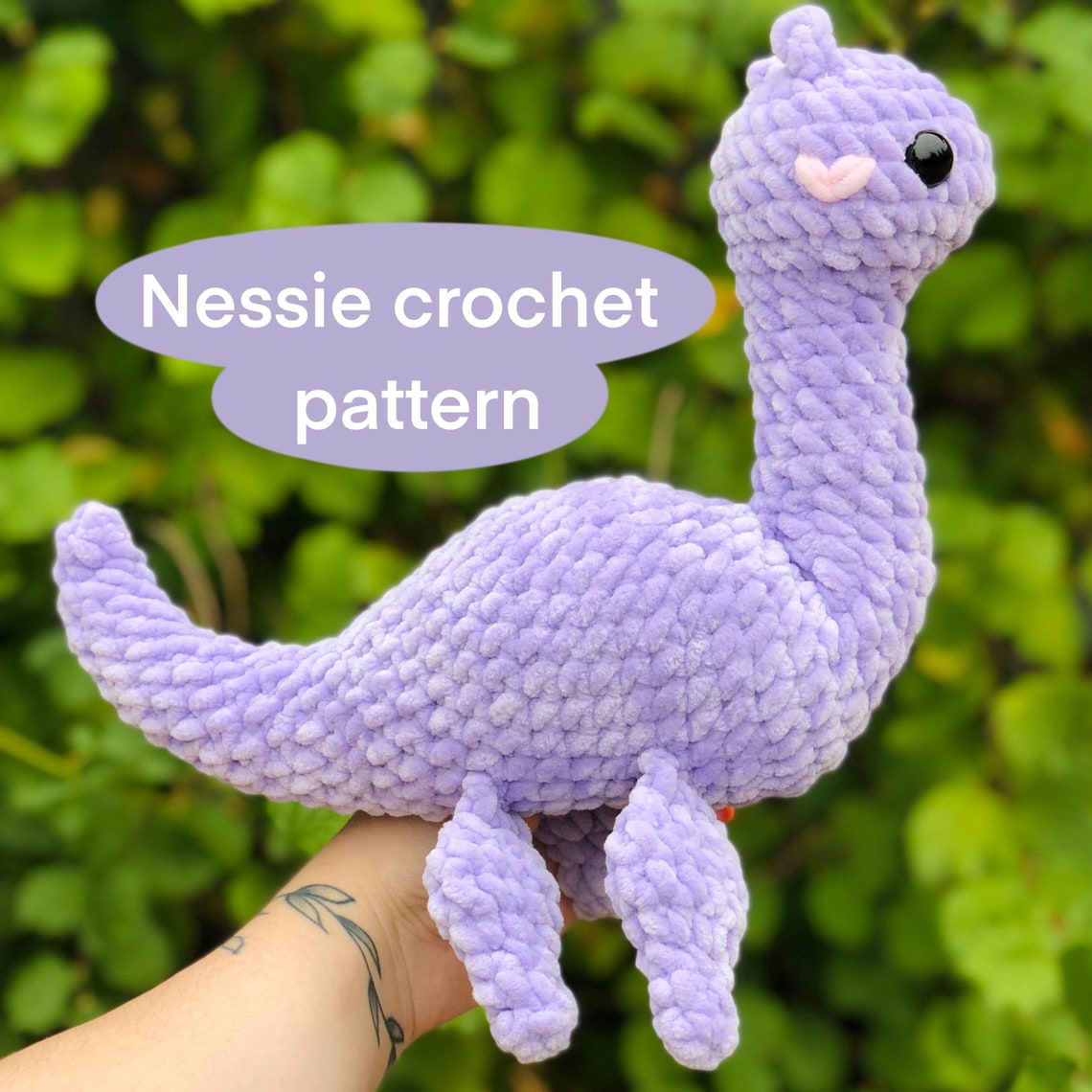 No Sew Loch Ness Monster Crochet Pattern - Etsy