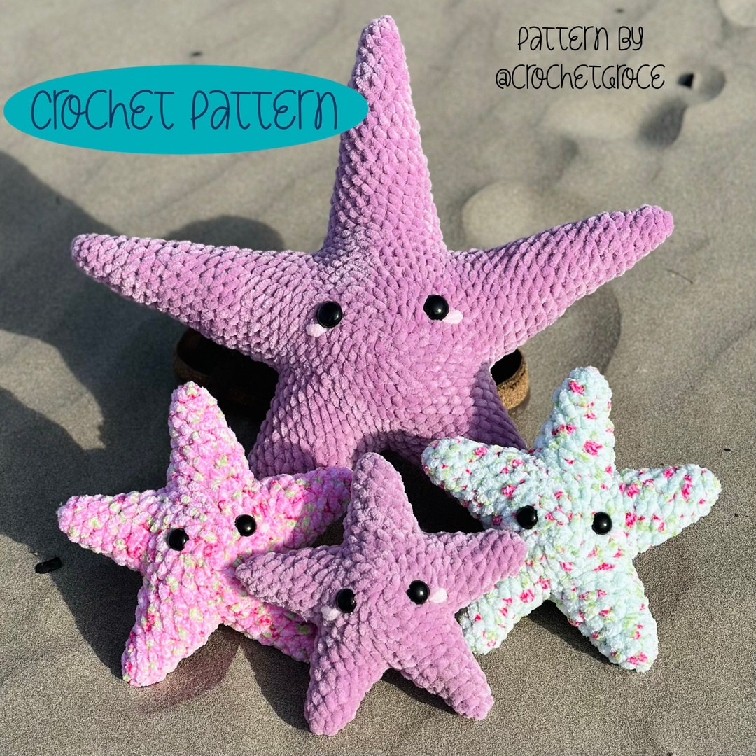 No Sew Starfish Crochet Pattern - Etsy