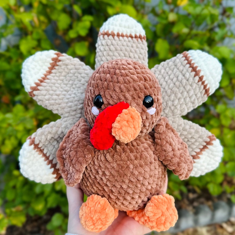 Peacock and Turkey Crochet Pattern - Etsy