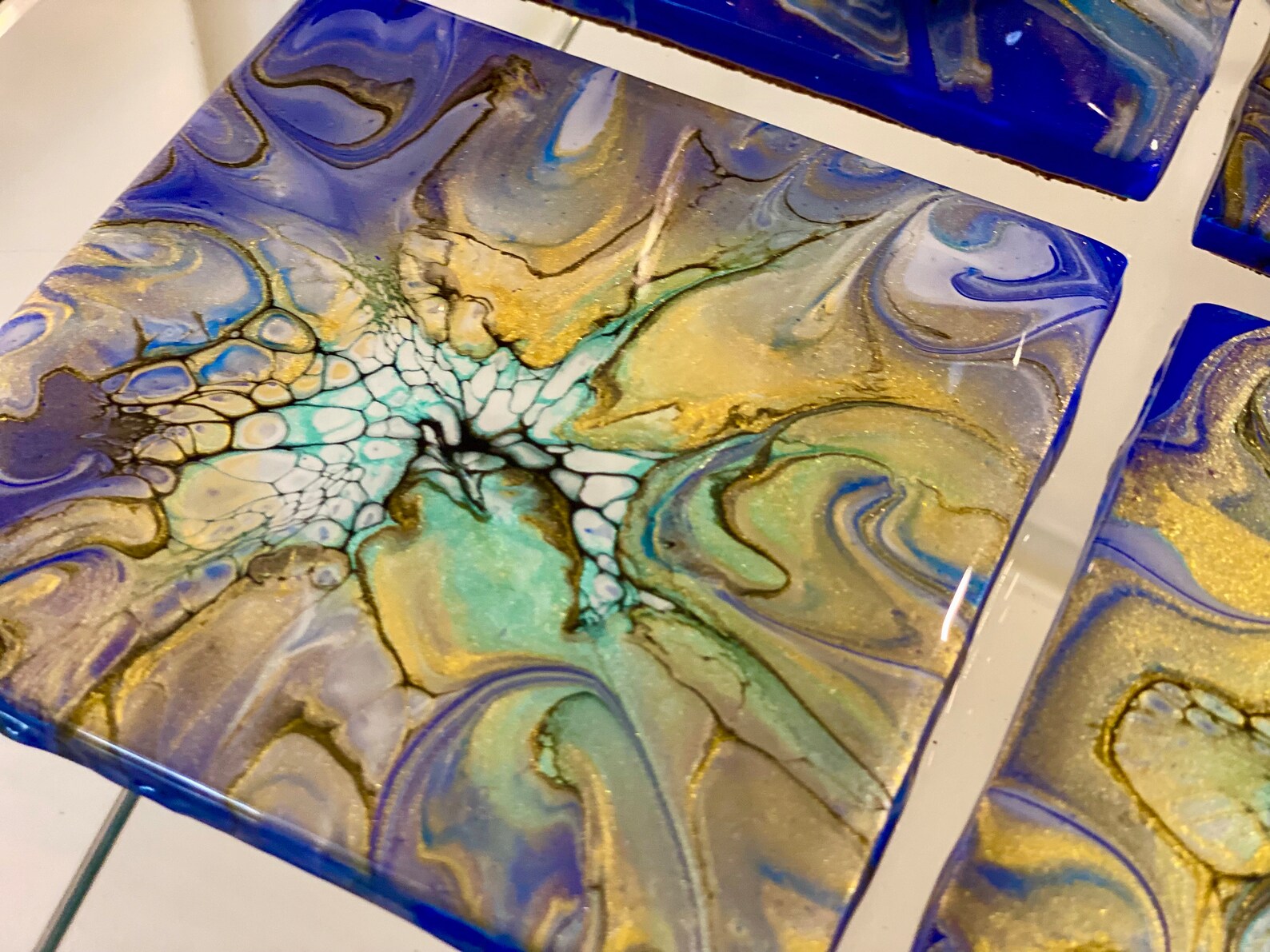 Coasters Set, Original Art Coasters, Ceramic Coasters, Gift for Home ...