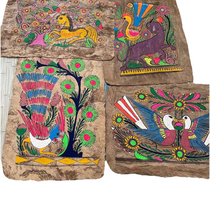 Amate Bark Painting - Etsy