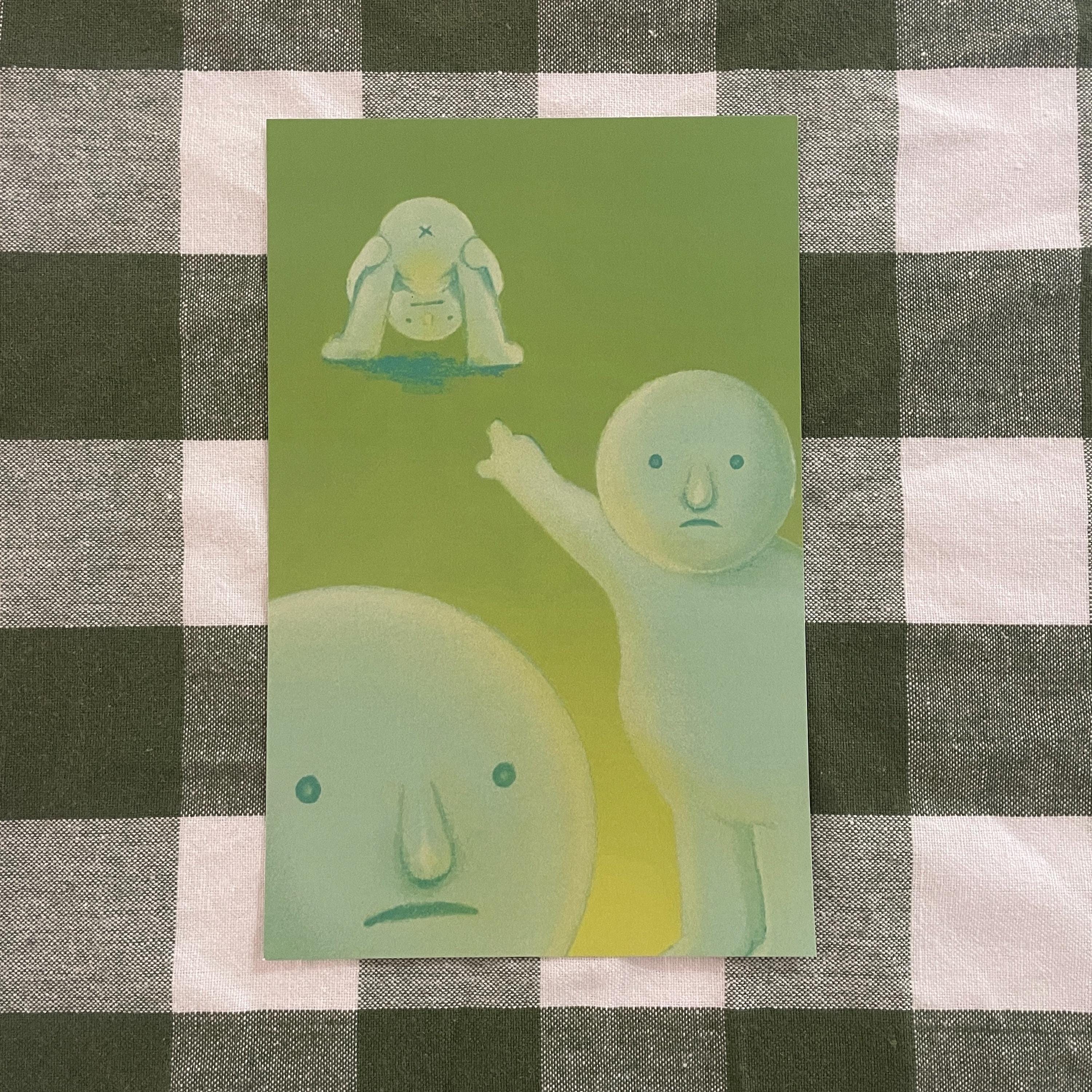 Funny Smiski Meme Art Print: Cozy Dorm Decor (5.5" X 8.5") - Etsy