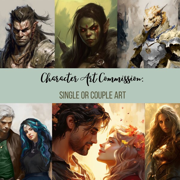 Commission Art Character Sheet - Etsy