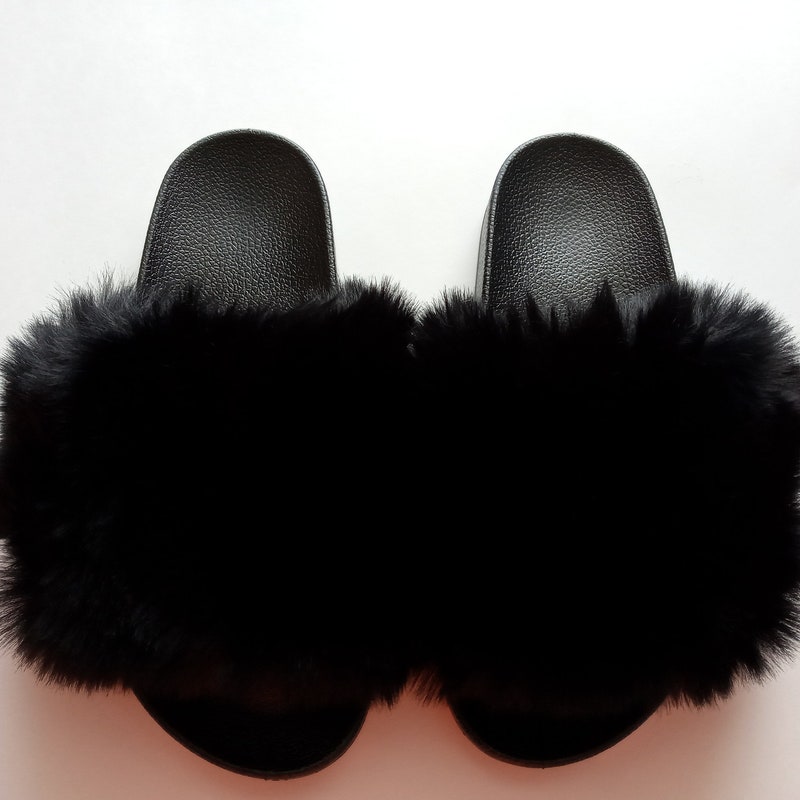 Furry Slides - Etsy