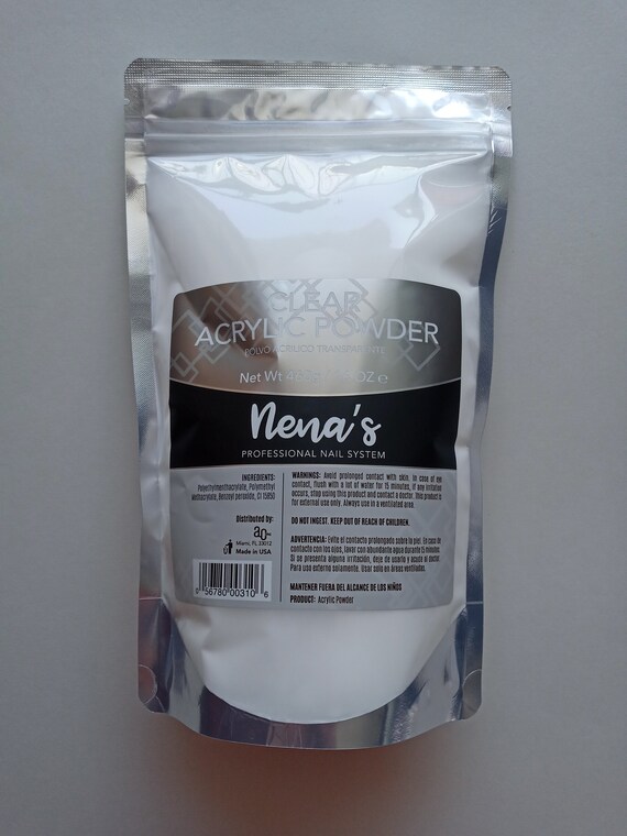 Clear Acrylic Powder 16oz. - Etsy